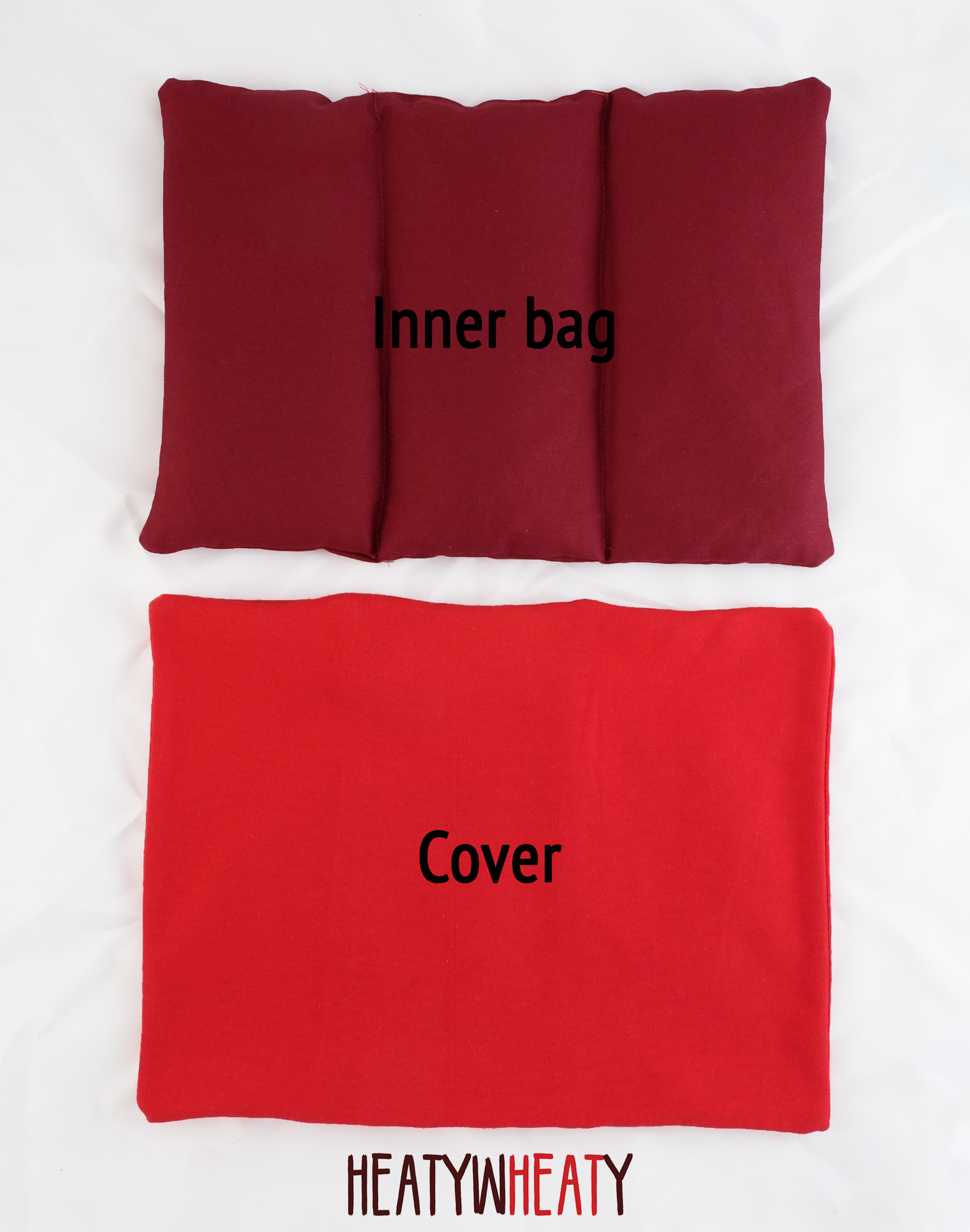 Heatywheaty wheat bag - small (colour - red) - The Wheatbag Company
